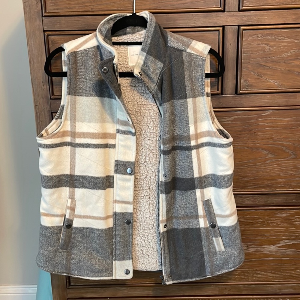 Plaid Vest - Gem
